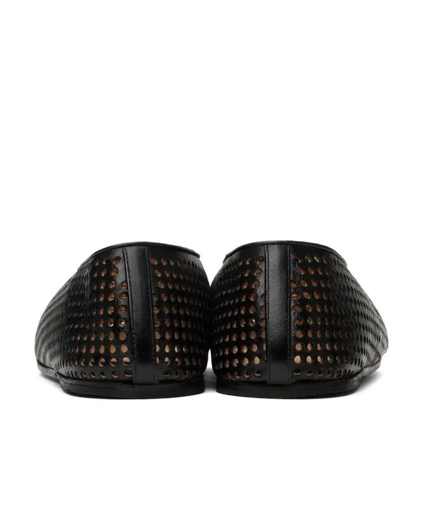 Marsèll Perforated Round Toe Slip-on Flats