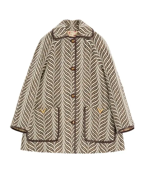 Valentino Garavani Fauve Éclat Animalier Peacoat