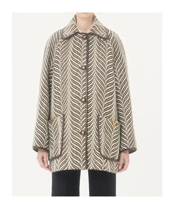 Valentino Garavani Fauve Éclat Animalier Peacoat