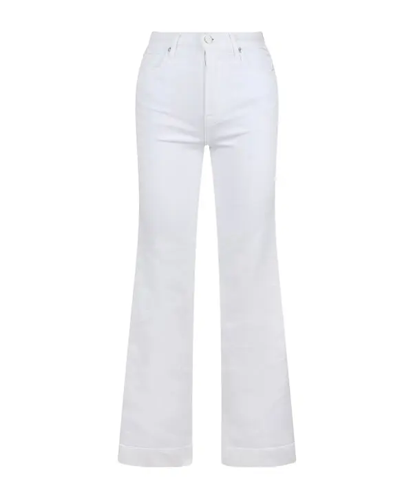 7 For All Mankind Wide Leg Pants - White