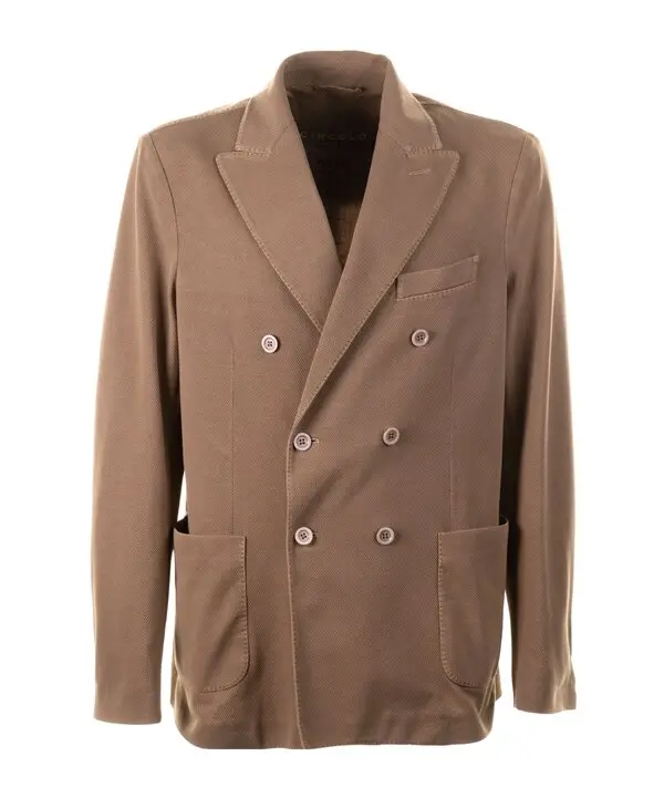 CIRCOLO 1901 Double-breasted Blazer - Brown