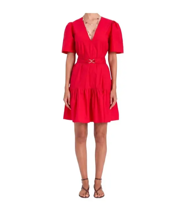 TWINSET Belted Mini Dress