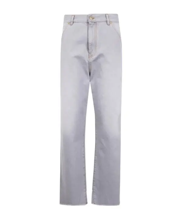 DARKPARK Lisa Belted Straight-leg Jeans - Gray