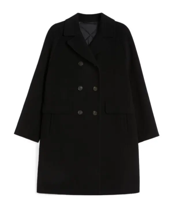Max Mara Double Wool Drape Coat