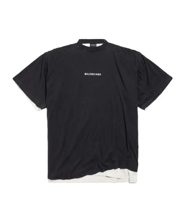 Balenciaga Back Double Faded T-shirt