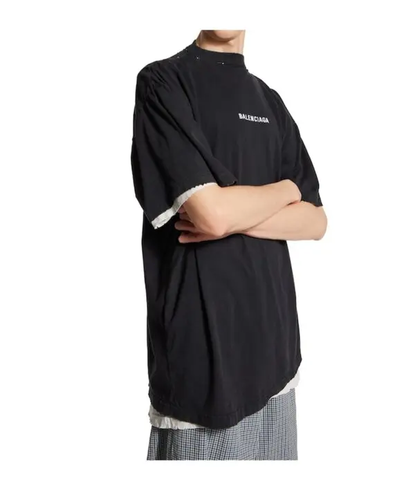 Balenciaga Back Double Faded T-shirt