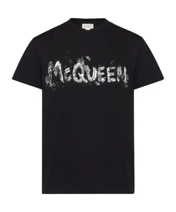 Alexander McQueen Logo Printed Crewneck T-shirt