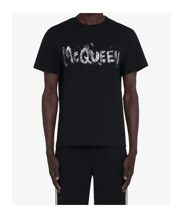 Alexander McQueen Logo Printed Crewneck T-shirt