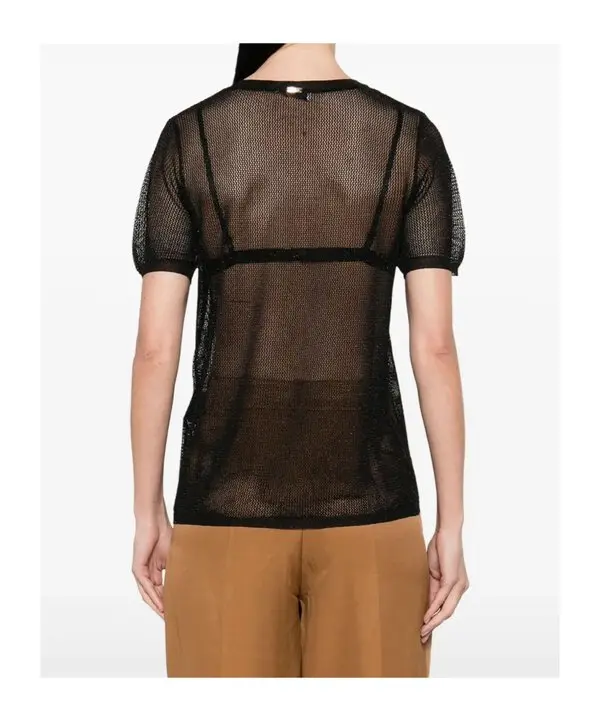 Herno Open-knit Crewneck T-shirt