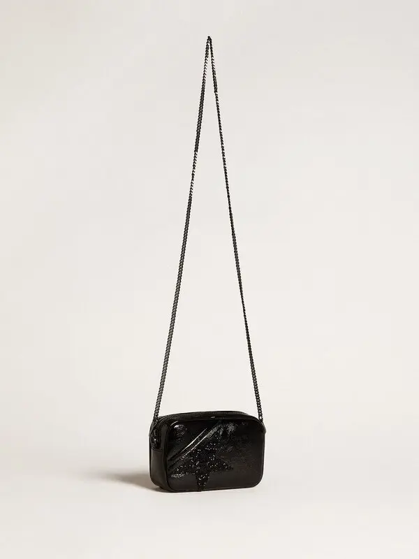 GOLDEN GOOSE Mini Star Embellished Shoulder Bag - Black