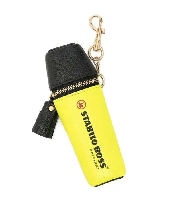 ANYA HINDMARCH Zipper Keychain - Yellow