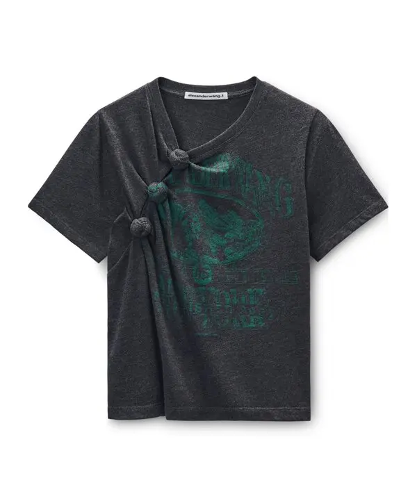 Alexander Wang Shirt With Knot Detailing - Black