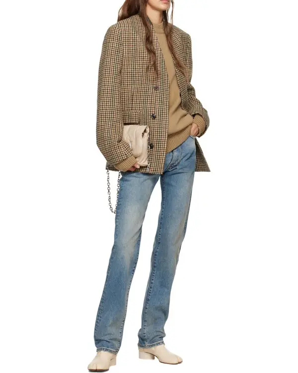 MAISON MARGIELA Distressed Belt Ring Denim Trousers