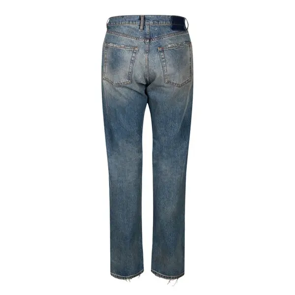 MAISON MARGIELA Distressed Belt Ring Denim Trousers