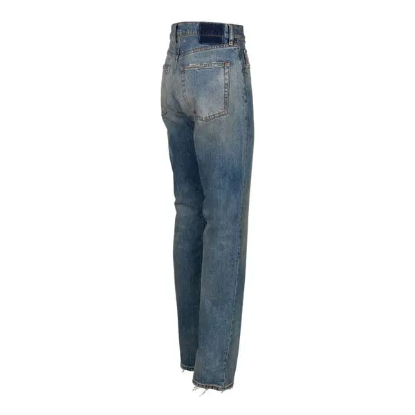 MAISON MARGIELA Distressed Belt Ring Denim Trousers