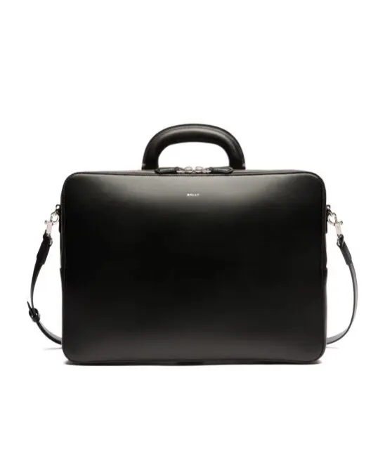Bally Logo Shoulder Bag - Black