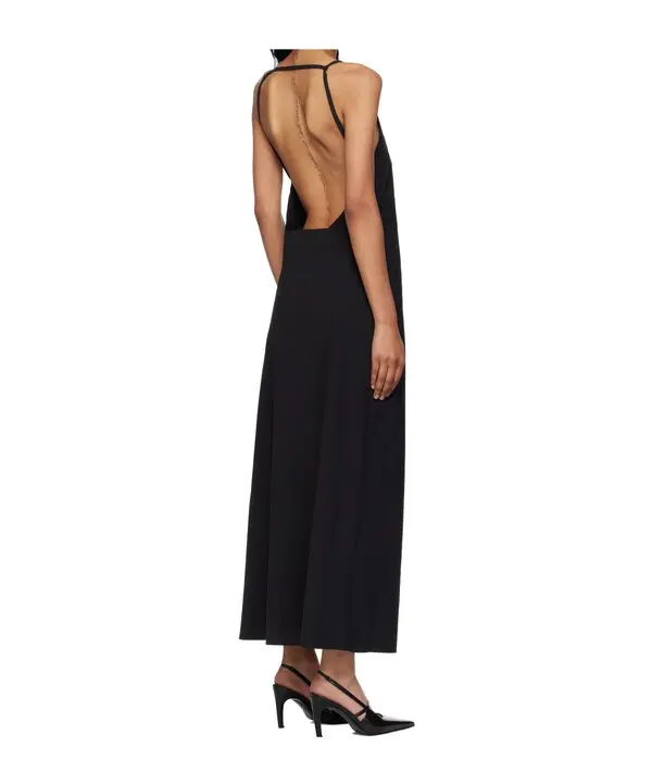 ST. AGNI Square Neck Open Back Maxi Dress