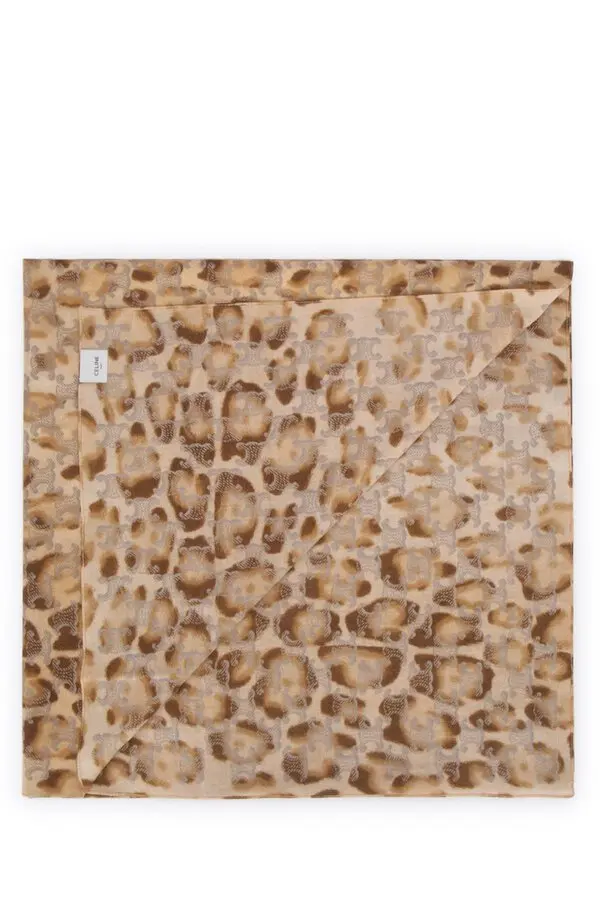 Celine Sarong In Triomphe Leopard Cotton