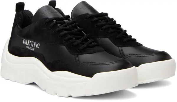 Valentino Garavani Gumboy Lace-up Sneakers - Black