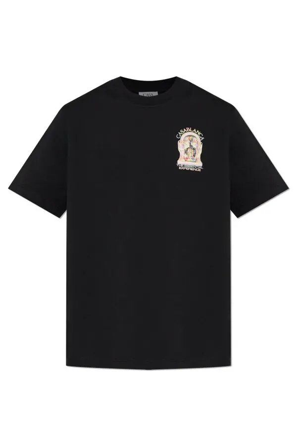 Casablanca The Essential Experience Crewneck T-shirt - Black