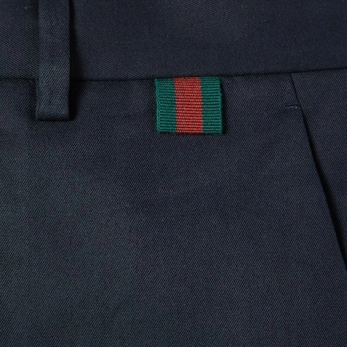 Gucci Web Detailed Twill Trousers