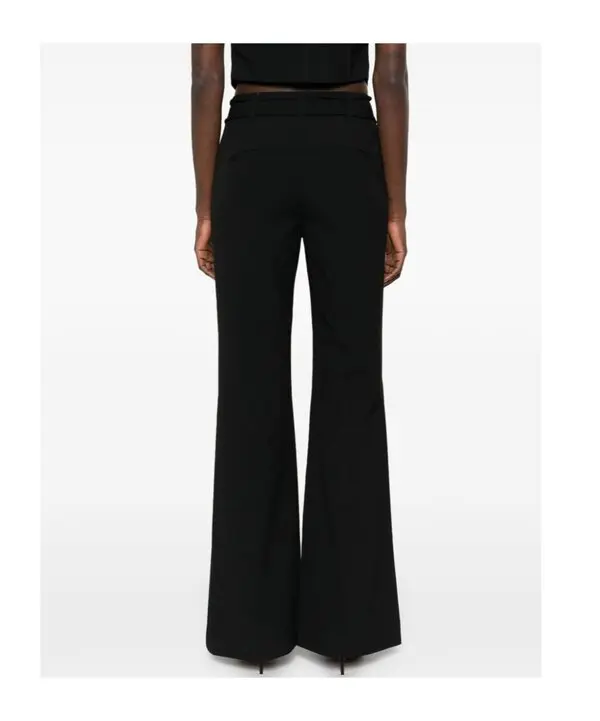 ROTATE BY BIRGER CHRISTENSEN Belted Flare Pants