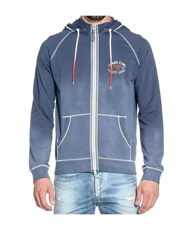 Emporio Armani Logo Zip-up Hoodie