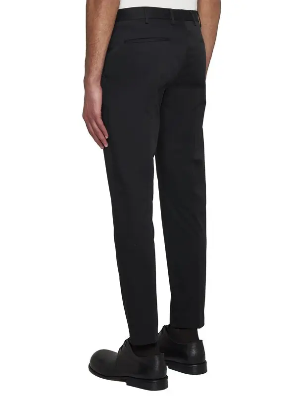 PT TORINO Dieci Skinny Fit Trousers - Black