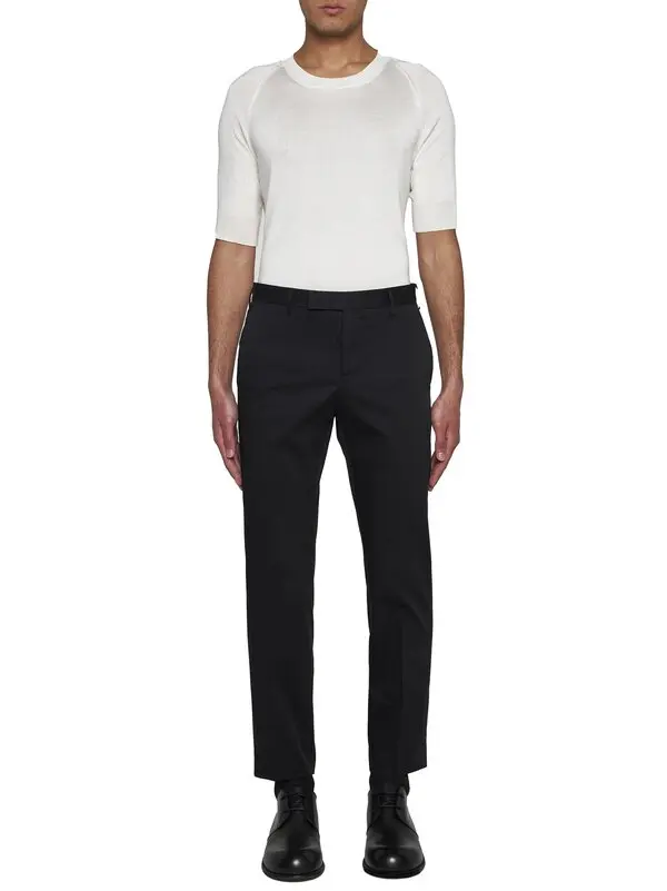 PT TORINO Dieci Skinny Fit Trousers - Black