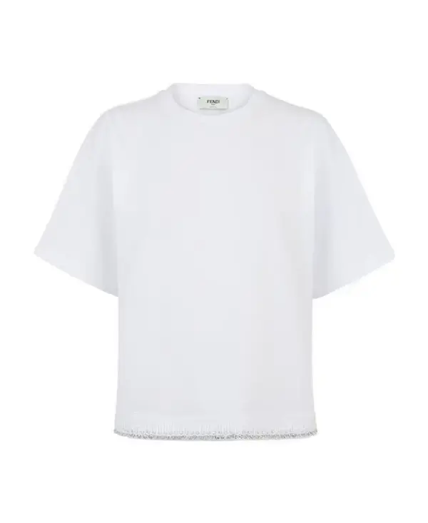 Fendi Jersey T-shirt - White