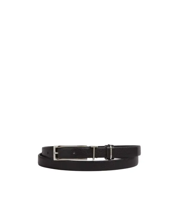 TOM FORD Leather Buckle Belt - Black