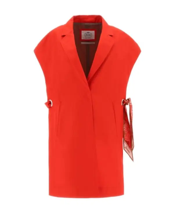 Herno Sleeveless Single-breasted Blazer