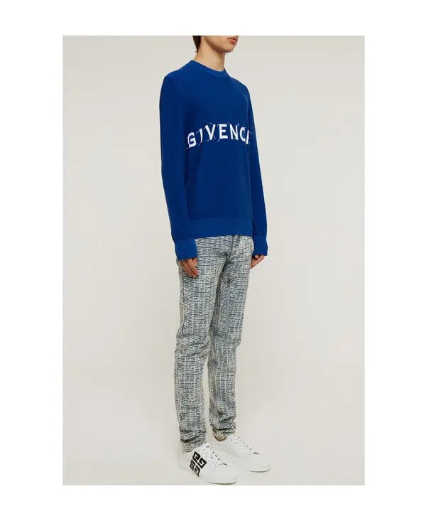 Givenchy Logo Intarsia-knit Crewneck Jumper