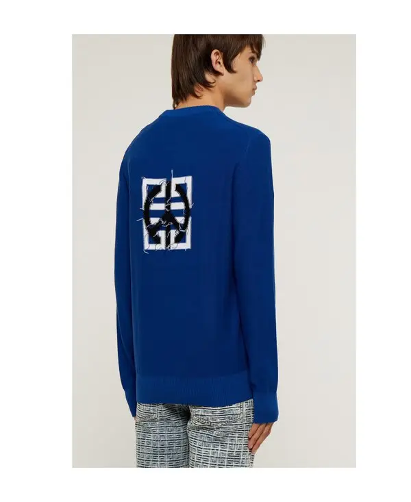 Givenchy Logo Intarsia-knit Crewneck Jumper