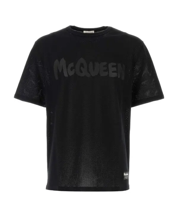 Alexander McQueen Logo Printed Crewneck T-shirt