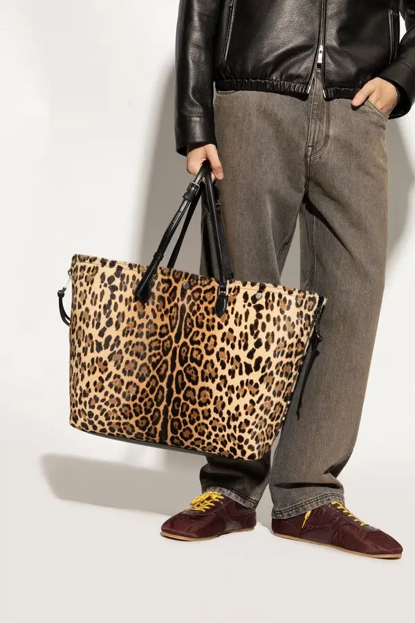 Dolce & Gabbana Leopard-print Tote Bag - Brown