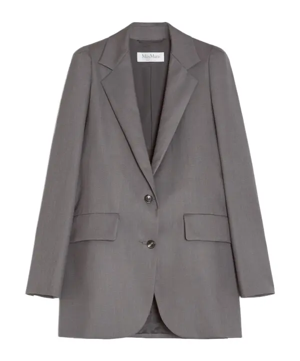Max Mara Collared Button-up Jacket