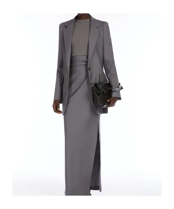 Max Mara Collared Button-up Jacket