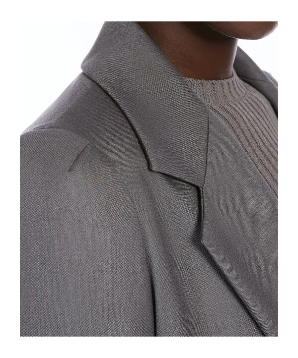 Max Mara Collared Button-up Jacket