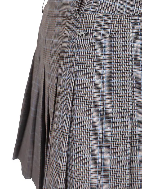 Maison Kitsuné Pleated Mini Skirt