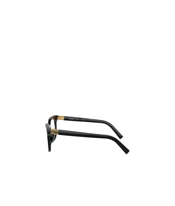 Miu Miu Full Rim Eyeglasses - Black