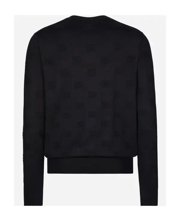 Dolce & Gabbana All-over Dg Inlay Crewneck Jumper