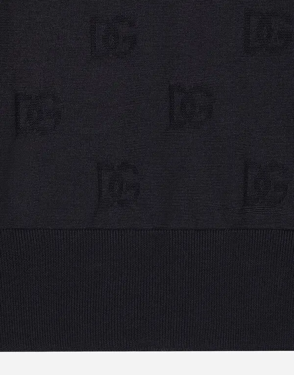Dolce & Gabbana All-over Dg Inlay Crewneck Jumper