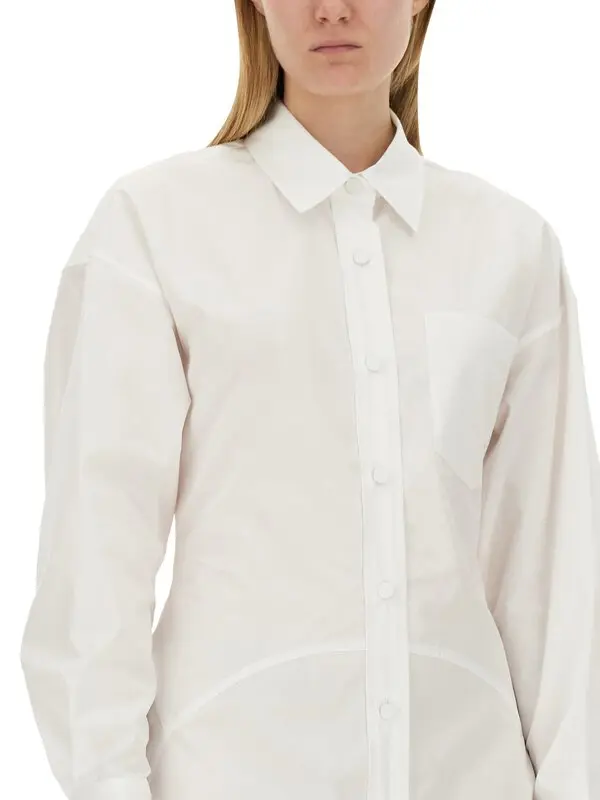 Stella McCartney Ruffled Mini Shirt Dress