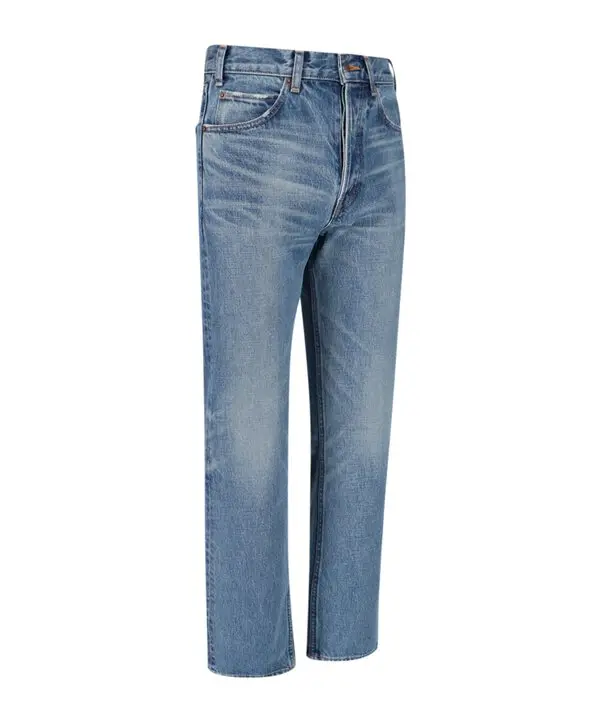 Celine Union Wash Loose Waist Jeans