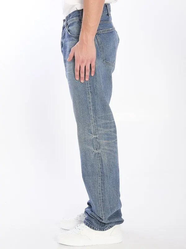 Celine Union Wash Loose Waist Jeans
