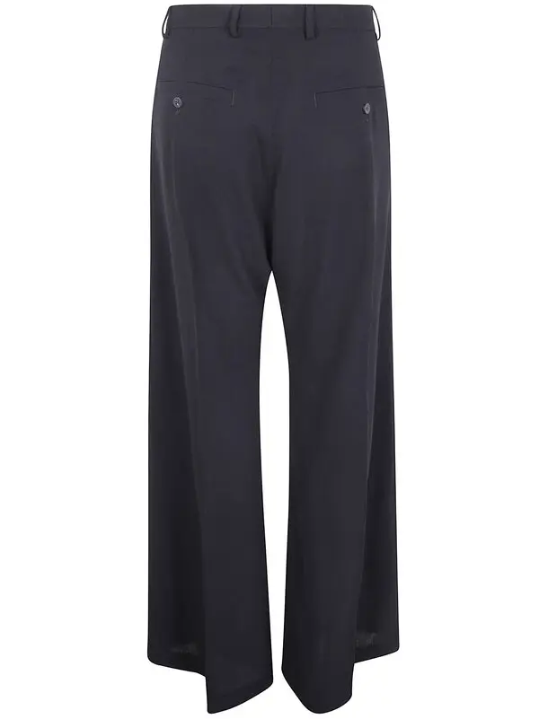 Rick Owens Belas Zip-front Wide-leg Trousers - Black
