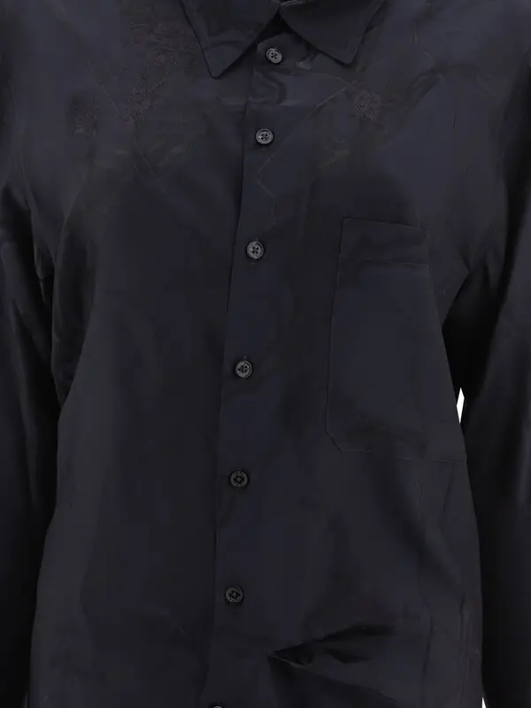 Off-White Map Jaq Twist Shirt Dress