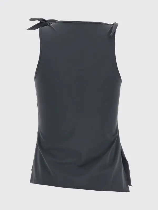 Coperni Floral-knot Sleeveless Tank Top - Grey