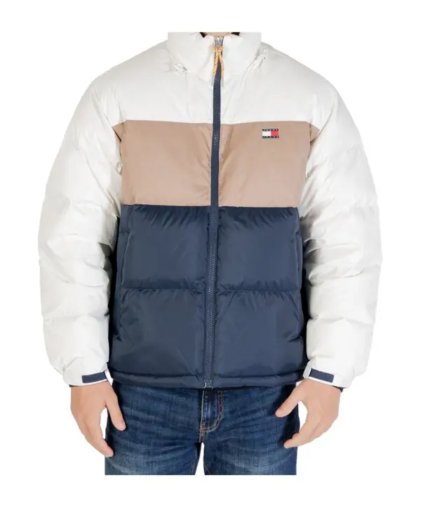 Tommy Hilfiger Color-blocked Down Jacket - Blue